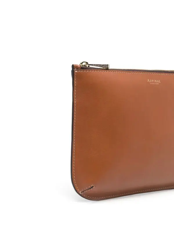 ASPINAL OF LONDON Ella Leather Clutch Bag
