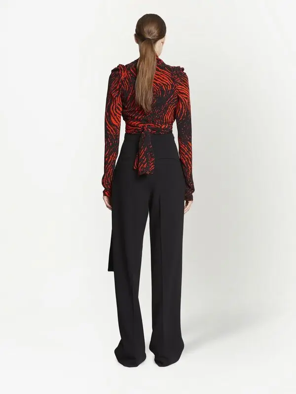 Proenza Schouler Abstract-print V-neck Top