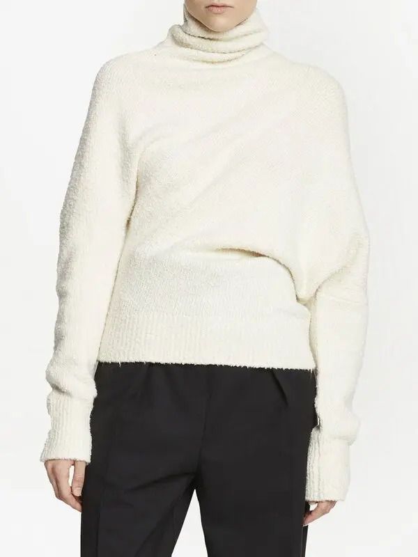 Proenza Schouler Fuzzy Boucle Sweater - White
