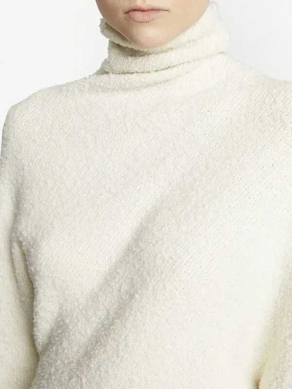 Proenza Schouler Fuzzy Boucle Sweater - White