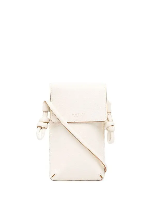 ASPINAL OF LONDON Ella Leather Phone Case - Neutrals
