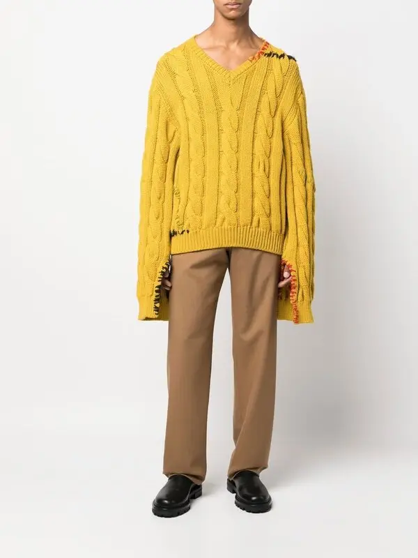 Marni Cable-knit Virgin Wool Jumper