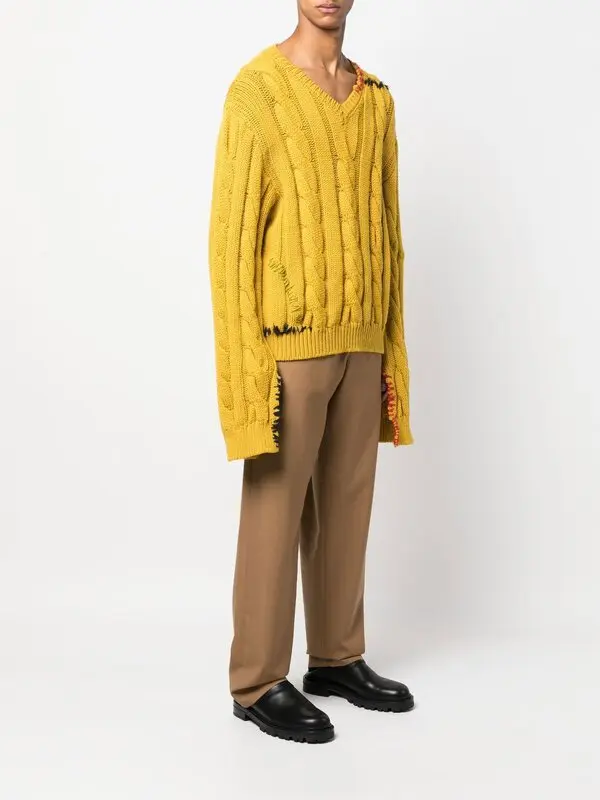 Marni Cable-knit Virgin Wool Jumper