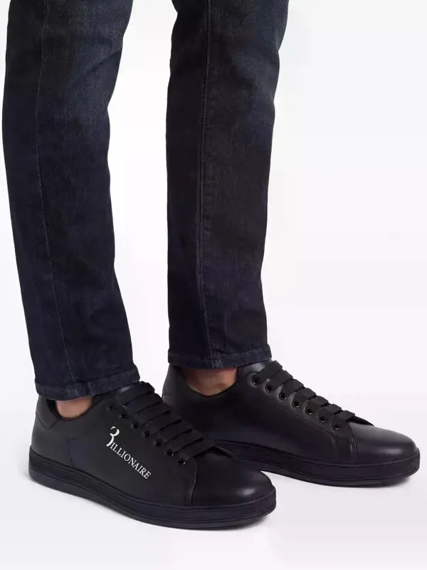 BILLIONAIRE Logo-print Low-top Sneakers