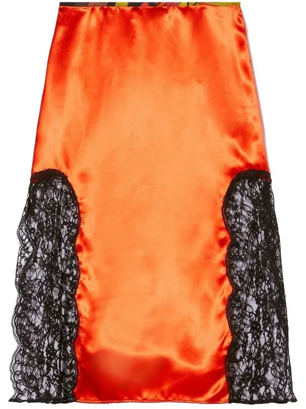 Emilio Pucci Lace-embroidered Midi Skirt