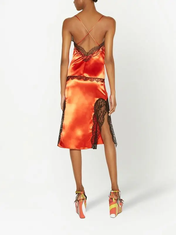 Emilio Pucci Lace-embroidered Midi Skirt