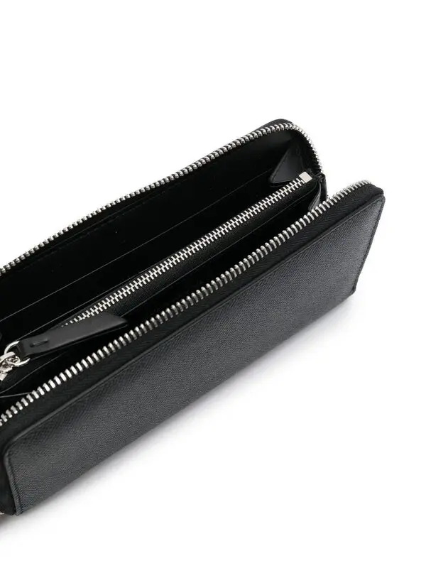 MAISON MARGIELA Four-stitch Zip-around Wallet - Black