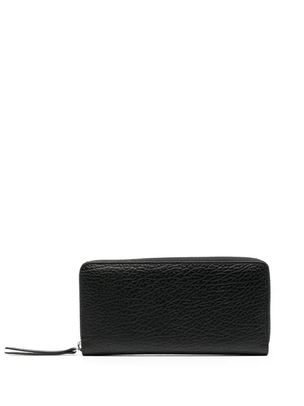 MAISON MARGIELA Four-stitch Zip-around Wallet - Black