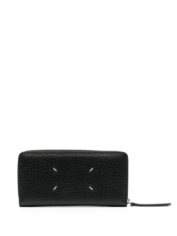 MAISON MARGIELA Four-stitch Leather Wallet - Black