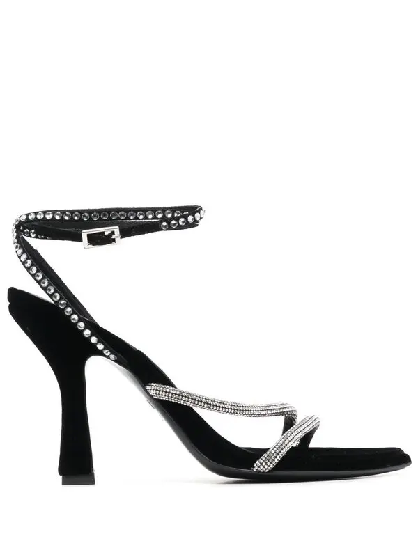 3JUIN Crystal-embellished Sandals