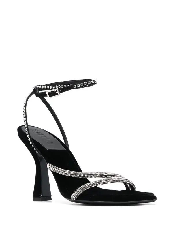 3JUIN Crystal-embellished Sandals