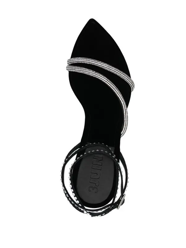 3JUIN Crystal-embellished Sandals