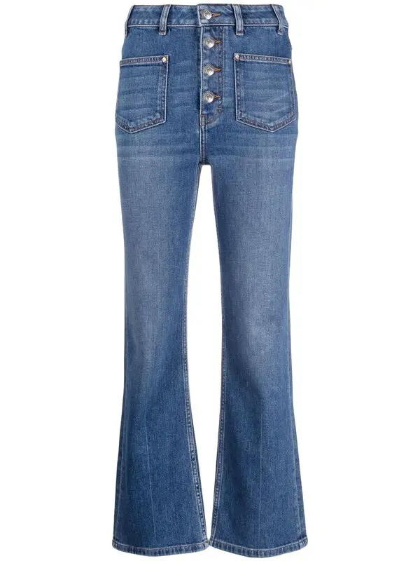 Maje High-rise Flared Jeans