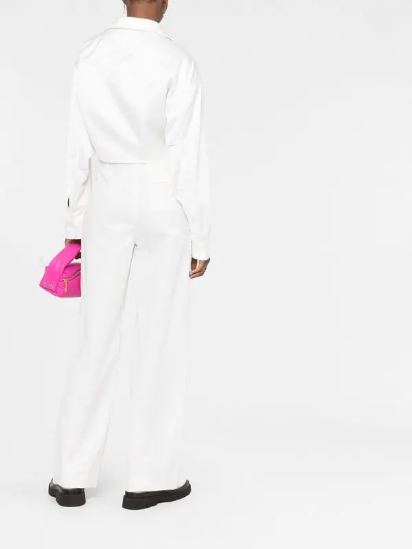 Off-White Twisted Crop Shirt