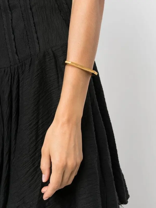 Zadig&Voltaire Geometric-cut Cuff Bangle - Gold