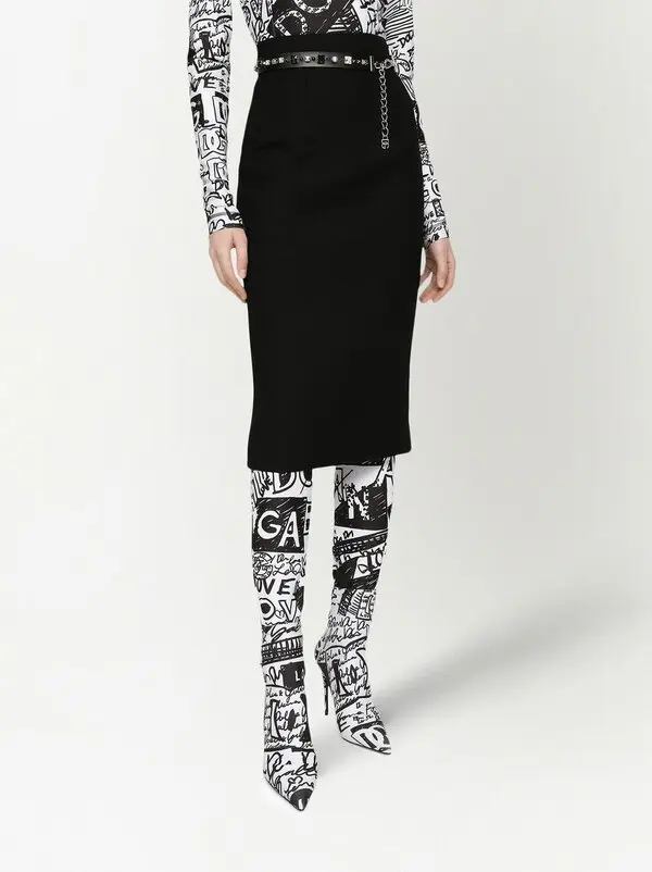 Dolce & Gabbana Embellished Chain Belt