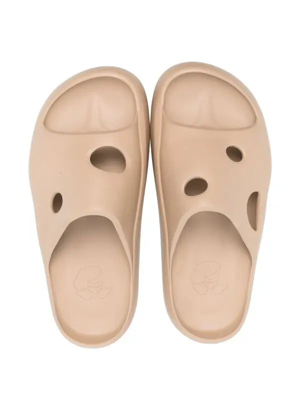 Off-White Meteor Cut-out Slides - Neutrals