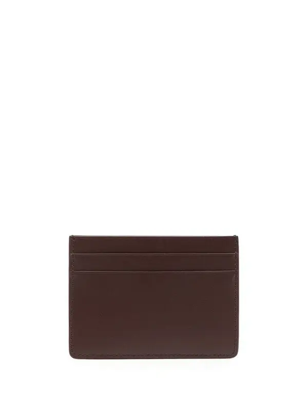JIL SANDER Debossed-logo Leather Cardholder