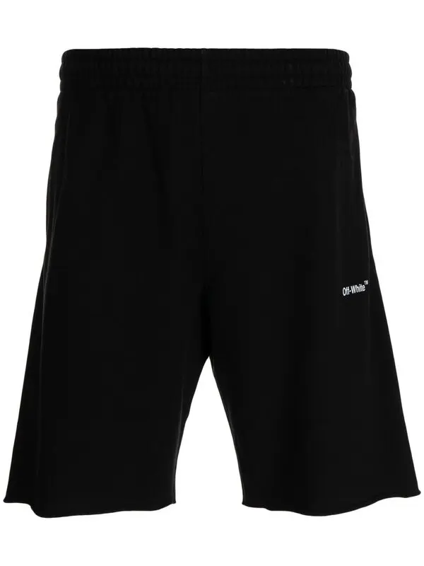 Off-White Arrow Cotton Track Shorts