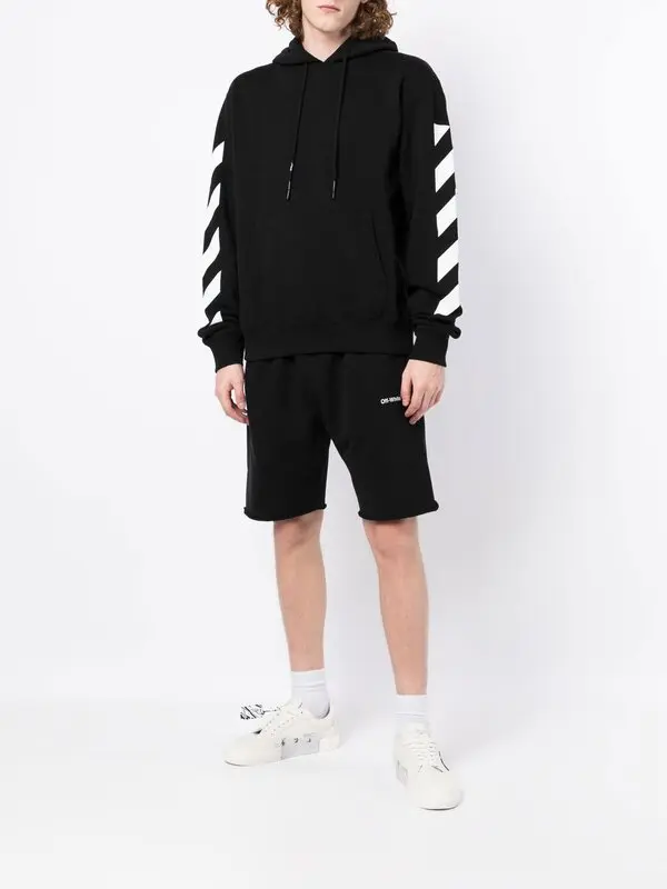 Off-White Arrow Cotton Track Shorts