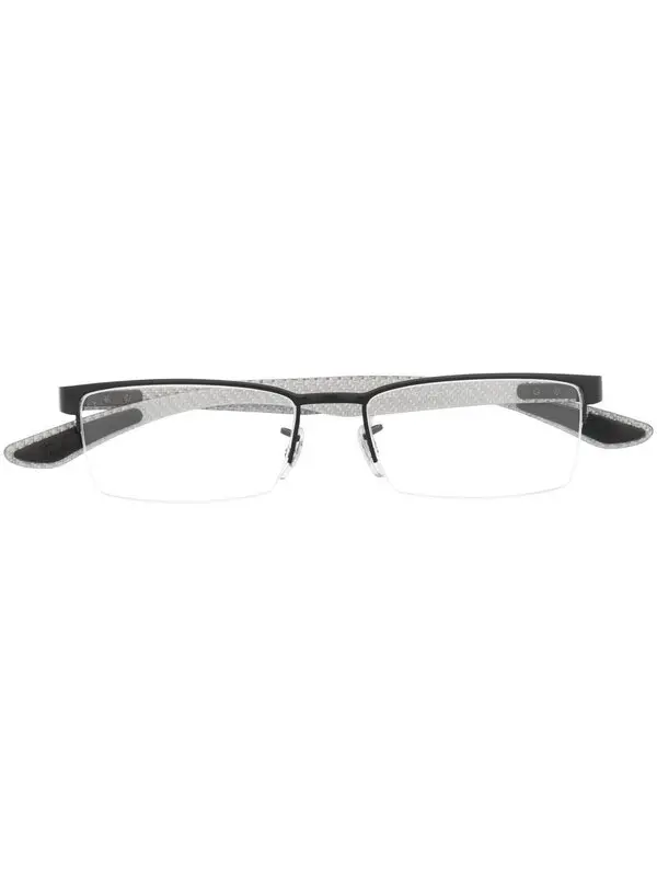 Ray-ban Square-frame Glasses - Silver