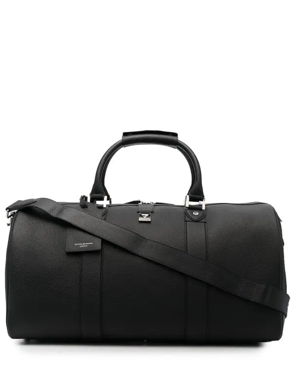 ASPINAL OF LONDON Boston Holdall - Black