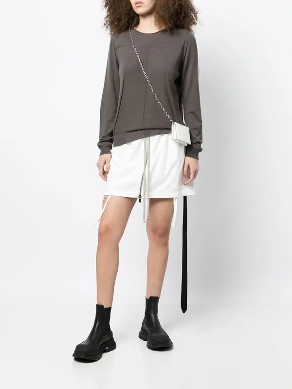 Rick Owens Denim Mini Skirt