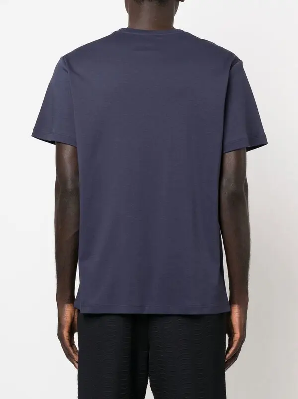 BILLIONAIRE Crest-motif Short-sleeved T-shirt - Blue