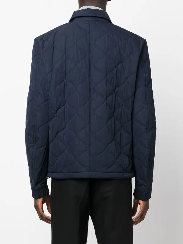BILLIONAIRE Embroidered Quilted Windbreaker