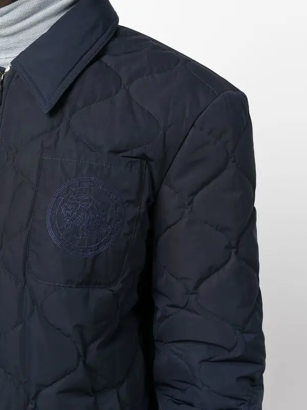 BILLIONAIRE Embroidered Quilted Windbreaker