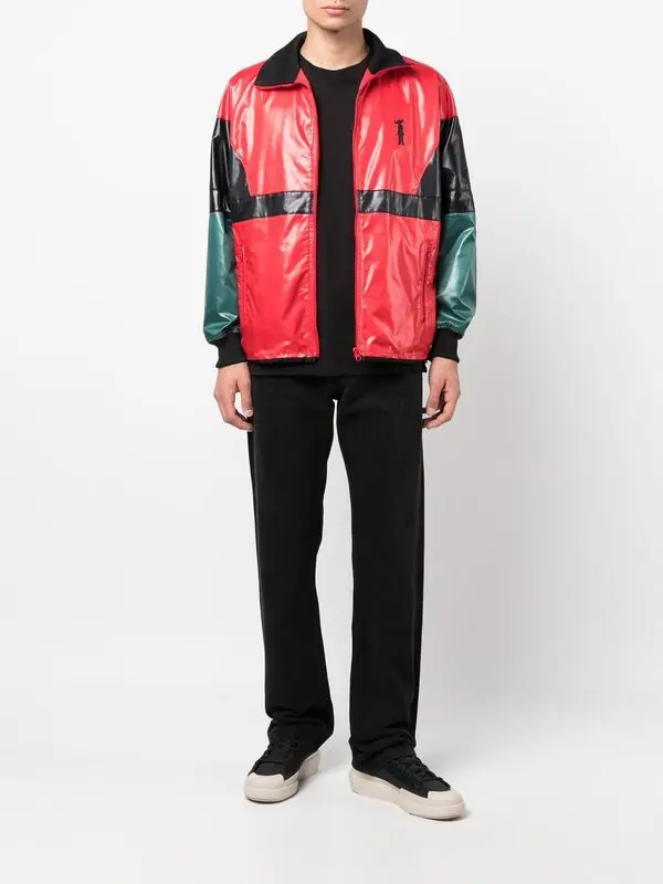 Junya Watanabe Colour-block Print Windbreaker