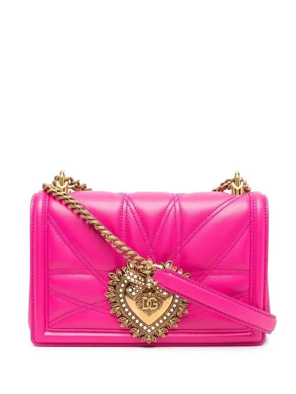Dolce & Gabbana Medium Devotion Quilted Shoulder Bag
