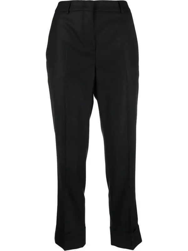 Incotex Slim-cut Tailored Trousers - Black