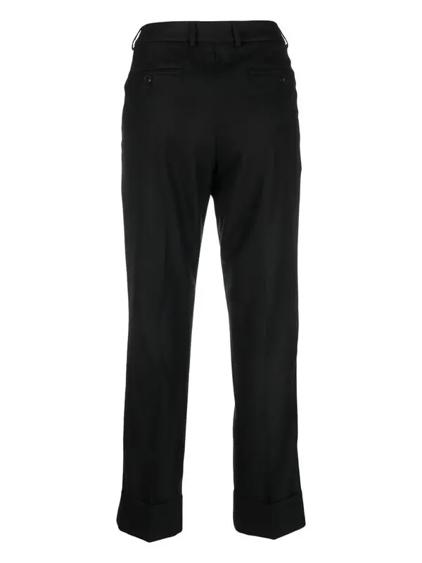 Incotex Slim-cut Tailored Trousers - Black