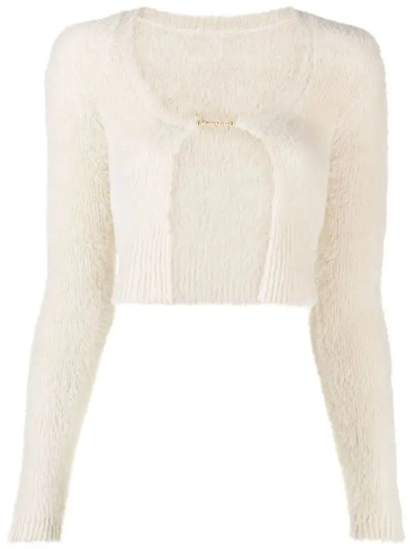 Jacquemus La Maille Neve Cardigan - Neutrals