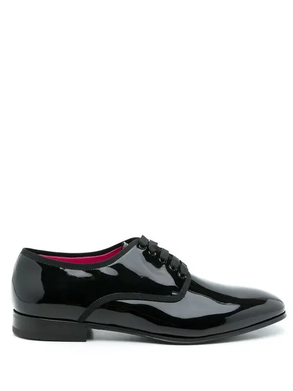 FERRAGAMO Magic Patent Leather Derby Shoes