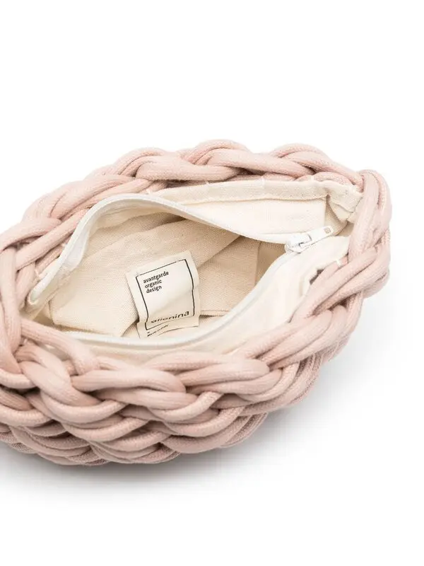 Alienina Woven Rope Clutch
