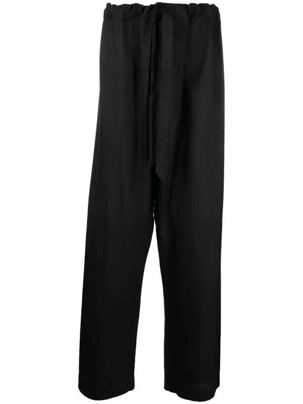 MAISON MARGIELA Silk Wide-leg Trousers
