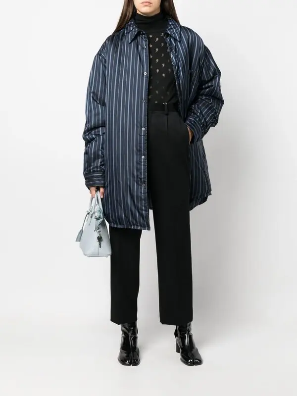 MAISON MARGIELA Striped Padded Shirt