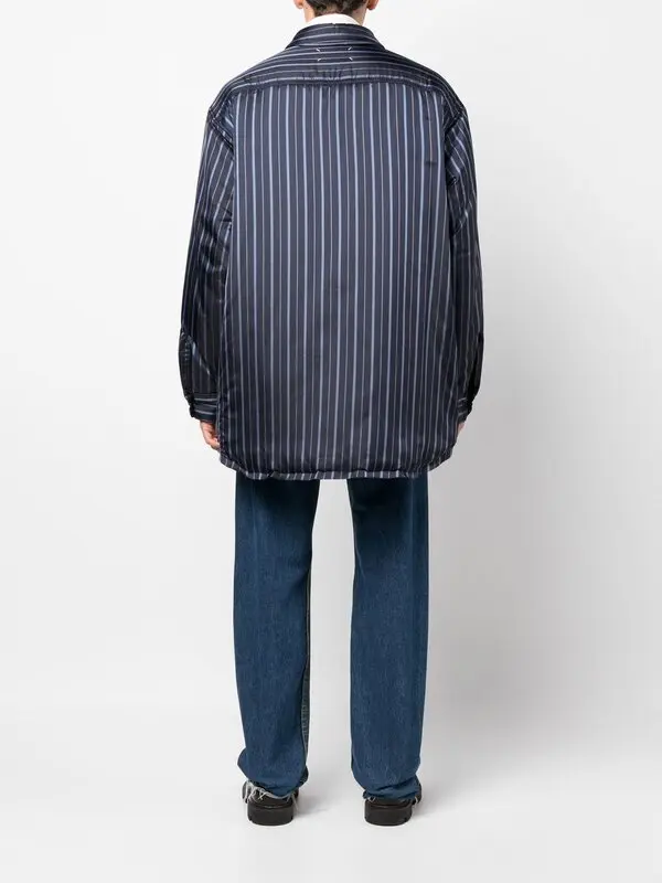 MAISON MARGIELA Striped Padded Shirt