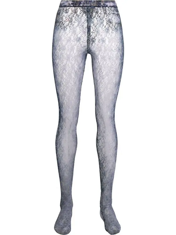 DIESEL® P-kill Lace Tights - Blue