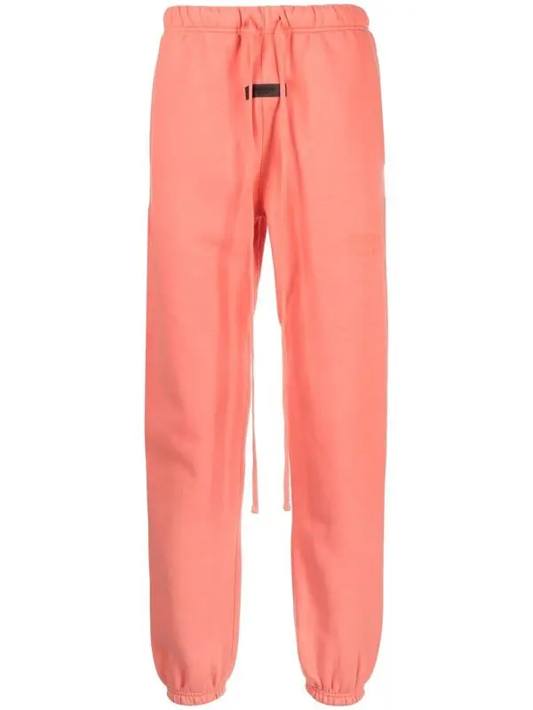 Fear Of God Essentials Logo-patch Track Pants - Pink
