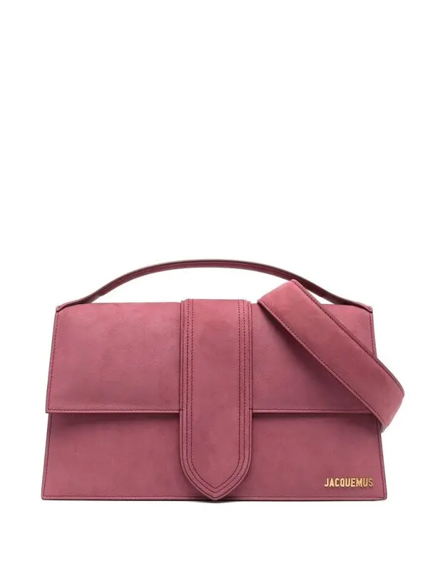 Jacquemus Le Bambinou Leather Tote - Purple