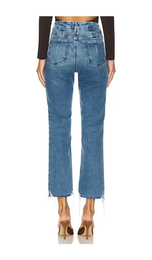 Good American Good Legs Straight Jeans - Indigo514
