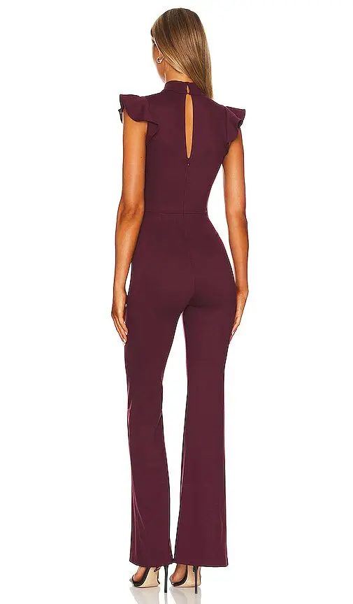 Amanda Uprichard X Davina Jumpsuit - Merlot