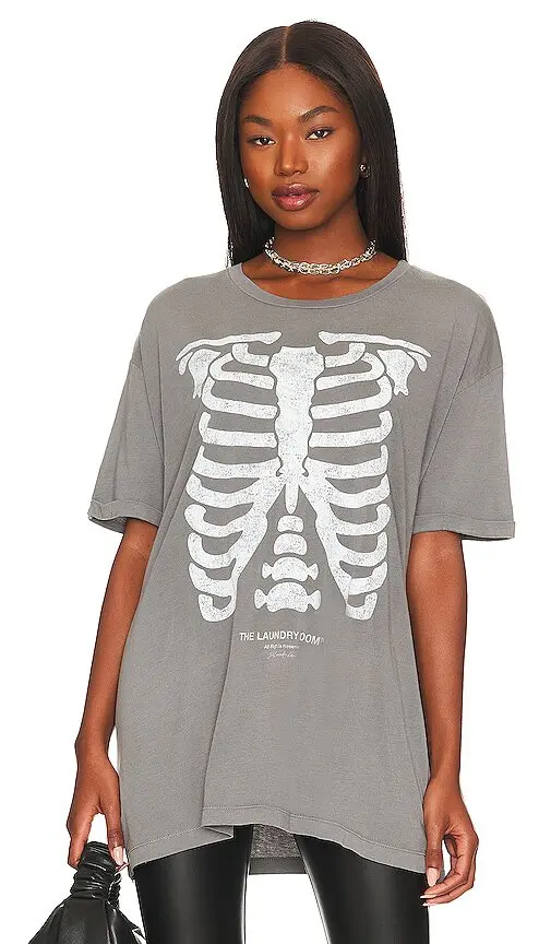 THE LAUNDRY ROOM Spooky Graphic Print Oversized T-shirt