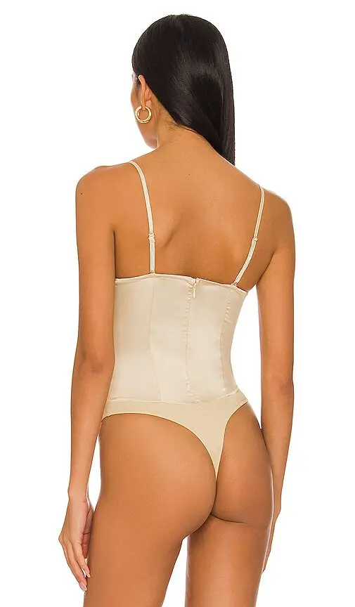 WeWoreWhat Strappy Bodysuit In Cream