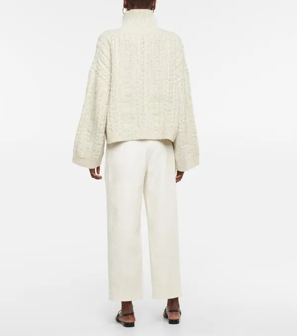 TOTEME Wool-blend Turtleneck Sweater