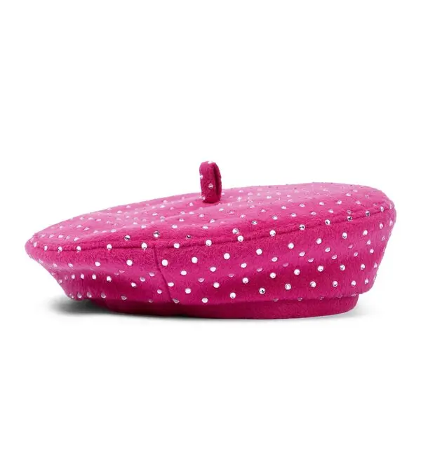 Ruslan Baginskiy Embellished Wool-blend Beret