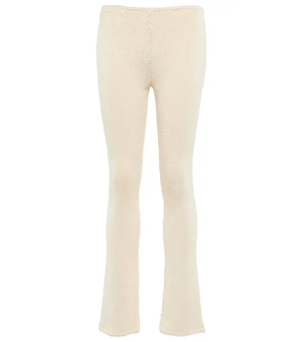 Magda Butrym Crochet High-rise Slim Pants